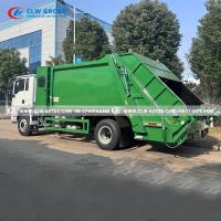 China Shacman L3000 4x2 Compactor Garbage Truck 210 HP Integrated Crew Cabin 8-12 CBM for sale