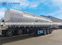 China 50m³ 3-Axle Bulk Feed Semi-trailer Hydraulic Auger System Carbon Steel 11000mm for sale