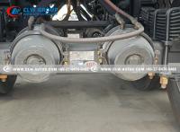 China 60m³ Aluminum Alloy Bulk Feed Tank Trailer 3 Axle 11m Electric Screw Conveyor for sale