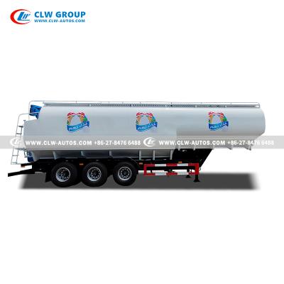 China 65m³ Bulk Feed Transport Trailer Tri-axle Low Residual Discharge Remote Control for sale