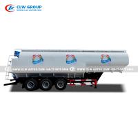 China 59.6m³ Tri-Axle Bulk Feed Transport Tanker with 360° Rotatable Auger and Siemens Motor for sale