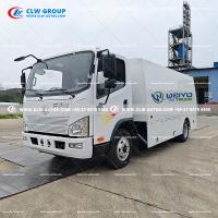 China FAW Tiger VH 6000L Fuel Delivery Truck Dual Independent Refueling Systems 60L/min for sale
