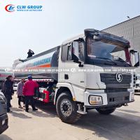 China SHACMAN 6x4 25000L Fuel Tank Truck with Censtar Dispenser for Construction Mining Refueling for sale
