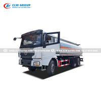China SHACMAN 6x4 25000L Fuel Tank Truck with Censtar Dispenser for Construction Mining Refueling for sale