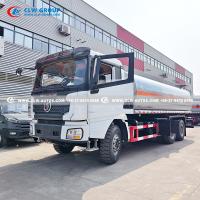China SHACMAN 6x4 25000L Fuel Tank Truck with Censtar Dispenser for Construction Mining Refueling for sale