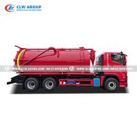 China ISUZU 6x4 Sewage Suction Truck 20m3 Tank Water Cycle Pump for Waste Management for sale