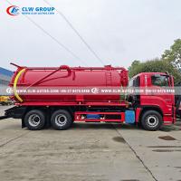 China ISUZU 6x4 Sewage Suction Truck 20m3 Tank Water Cycle Pump for Waste Management for sale