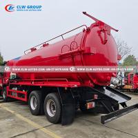 China ISUZU 6x4 Sewage Suction Truck 20m3 Tank Water Cycle Pump for Waste Management for sale