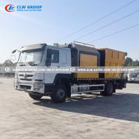 China Sinotruk HOWO 4x2 Synchronous Chip Sealer 6000L Asphalt Tank PLC Control Pavement Preservation Vehicle for sale