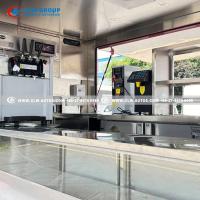 China FOTON 4-Wheel Gasoline Mobile Food Truck 115hp Euro VI Insulated Box Flip-Up Counters Mini Ice Cream Vending Car for sale