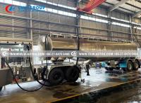China Dongfeng Aircraft Refueling Tank Trailer 20000-45000L API 1581 Filtration Hydraulic Platform for sale