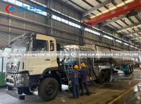China Dongfeng Aircraft Refueling Tank Trailer 20000-45000L API 1581 Filtration Hydraulic Platform for sale