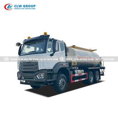 China Sinotruk HOWO 6x4 NX Asphalt Sprayer Truck 15000L 371HP Intelligent Control for sale