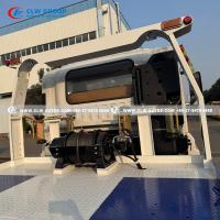 China Isuzu FTR 4x2 Flatbed Wrecker 8 Ton Recovery 7.2m Deck 205HP Diesel Tow Truck for sale