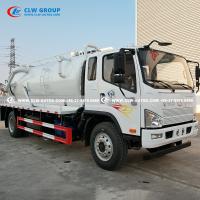 China Sinotruk HOWO 4x2 10000L Vacuum Sewage Truck Yuchai 160HP Carbon Steel Tank Septic Cleaning for sale