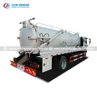China Sinotruk HOWO 4x2 10000L Vacuum Sewage Truck Yuchai 160HP Carbon Steel Tank Septic Cleaning for sale