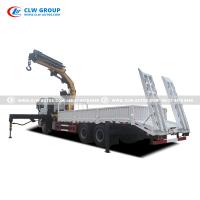 China 16 Ton Knuckle Boom Truck Mounted Crane 360 Degree Rotation 5000 kg Self Weight for sale