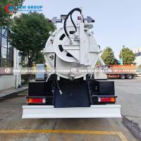 China Dongfeng 6x4 10000L Carbon Steel Sewage Suction Truck 375HP High Pressure Jetting for sale