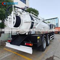 China Dongfeng 6x4 10000L Carbon Steel Sewage Suction Truck 375HP High Pressure Jetting for sale