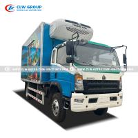 China Sinotruk HOWO Light Truck Refrigerated Van 6.5m Thermo King T880 Standalone Reefer 160HP Cold Chain Logistics for sale