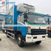 China Sinotruk HOWO Light Truck Refrigerated Van 6.5m Thermo King T880 Standalone Reefer 160HP Cold Chain Logistics for sale