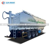 China 60m³ 3-Axle Bulk Feed Semi-Trailer 6 Compartments Liftable Air Suspension Pneumatic Discharge for sale