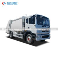 China Dongfeng D9 4x2 14m³ High Compaction Rear Loader Garbage Truck for Municipal Waste Collection for sale