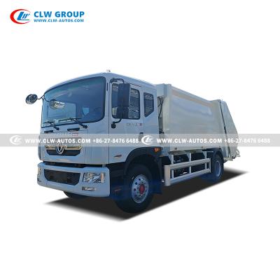 China Dongfeng D9 4x2 14m³ High Compaction Rear Loader Garbage Truck for Municipal Waste Collection for sale