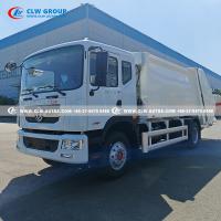 China Dongfeng D9 4x2 14m³ High Compaction Rear Loader Garbage Truck for Municipal Waste Collection for sale