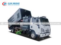 China Isuzu KV800 8m³ Road Sweeper Truck 150hp Dual-Power System 4m³ Water Tank 4m³ Garbage Bin for sale