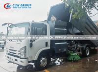 China Isuzu KV800 8m³ Road Sweeper Truck 150hp Dual-Power System 4m³ Water Tank 4m³ Garbage Bin for sale