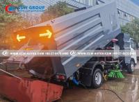 China Isuzu KV800 8m³ Road Sweeper Truck 150hp Dual-Power System 4m³ Water Tank 4m³ Garbage Bin for sale