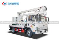 China FAW Jiefang 16m Articulated Aerial Work Platform 600V Insulated Bucket 4x2 Chassis for Electrical Maintenance for sale