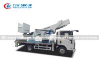 China Isuzu KV100 4x2 26m Insulated Aerial Work Platform 120HP for Live-Line High-Voltage Maintenance for sale
