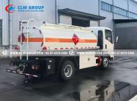 China Sinotruk HOWO 4x2 RHD Diesel Bowser Truck 8000L Carbon Steel Tank Fuel Transport for sale