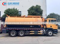 China Sinotruk HOWO TX 18m³ Combination Sewer Cleaning Truck 8000L Water 10000L Sewage for sale