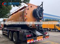 China Sinotruk HOWO TX 18m³ Combination Sewer Cleaning Truck 8000L Water 10000L Sewage for sale