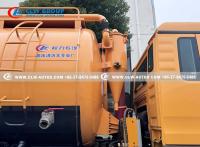 China Sinotruk HOWO TX 18m³ Combination Sewer Cleaning Truck 8000L Water 10000L Sewage for sale
