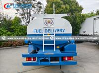 China HOWO 5.25m³ Fuel Dispenser Truck with Censtar Dispenser 5250L Mobile Refueling Tanker for sale