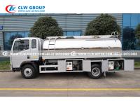 China SINOTRUK HOWO 4x2 RHD Aluminum Refueling Truck 8000L Dual Dispenser for sale