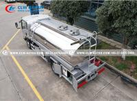 China SINOTRUK HOWO 4x2 RHD Aluminum Refueling Truck 8000L Dual Dispenser for sale