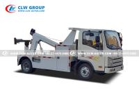 China FAW Tiger VR 4x2 Light Duty Wrecker Truck 350kg Lifting Capacity China VI Diesel Engine Urban Towing for sale