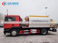 China Sinotruk Sitrak 10000L Intelligent Asphalt Distributor RIELLO Burner Proportional Pump Control for sale
