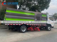 China FAW 5.5m³ Right-Hand Drive Road Sweeper Truck with Regenerative Air Suction and Intelligent Touchscreen Control for sale