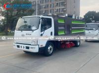China FAW 5.5m³ Right-Hand Drive Road Sweeper Truck with Regenerative Air Suction and Intelligent Touchscreen Control for sale