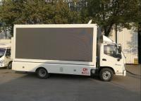 China P6 Full Color SMD Mobile LED Advertising Truck 5995×2190×3300mm with 81kW Diesel Engine for Outdoor Promotion for sale
