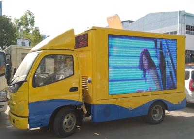 China P6 Full Color SMD Mobile LED Advertising Truck 5995×2190×3300mm with 81kW Diesel Engine for Outdoor Promotion for sale