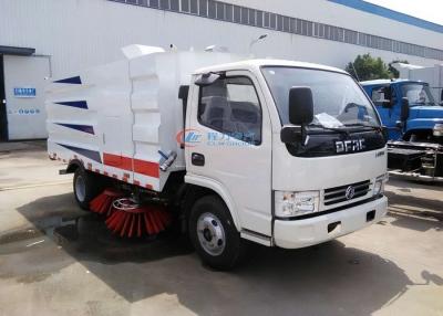 China Dongfeng 4X2 95HP 5CBM Street Sweeper Truck with 3M Cleaning Width and 60000 m²/h Capacity for sale