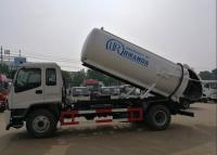 China ISUZU 10-Ton Sewage Suction Truck with 10,000L Capacity and Euro 4 Emission Standard for sale
