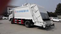 China Rear Loader 12cbm Garbage Compactor Truck Carbon Steel Q235B For Waste Management for sale